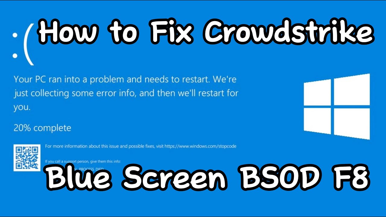 How To Fix Crowdstrike Blue Screen BSOD - YouTube