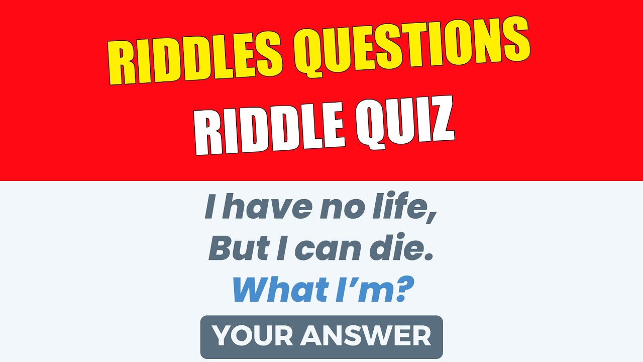 Riddles Questions Quiz | Smart Questions | Hidden Answers | Part 03 ...
