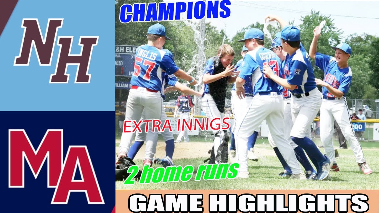 Massachusetts vs. New Hampshire (EXTRA INNINGS) l Championship l LLWS ...