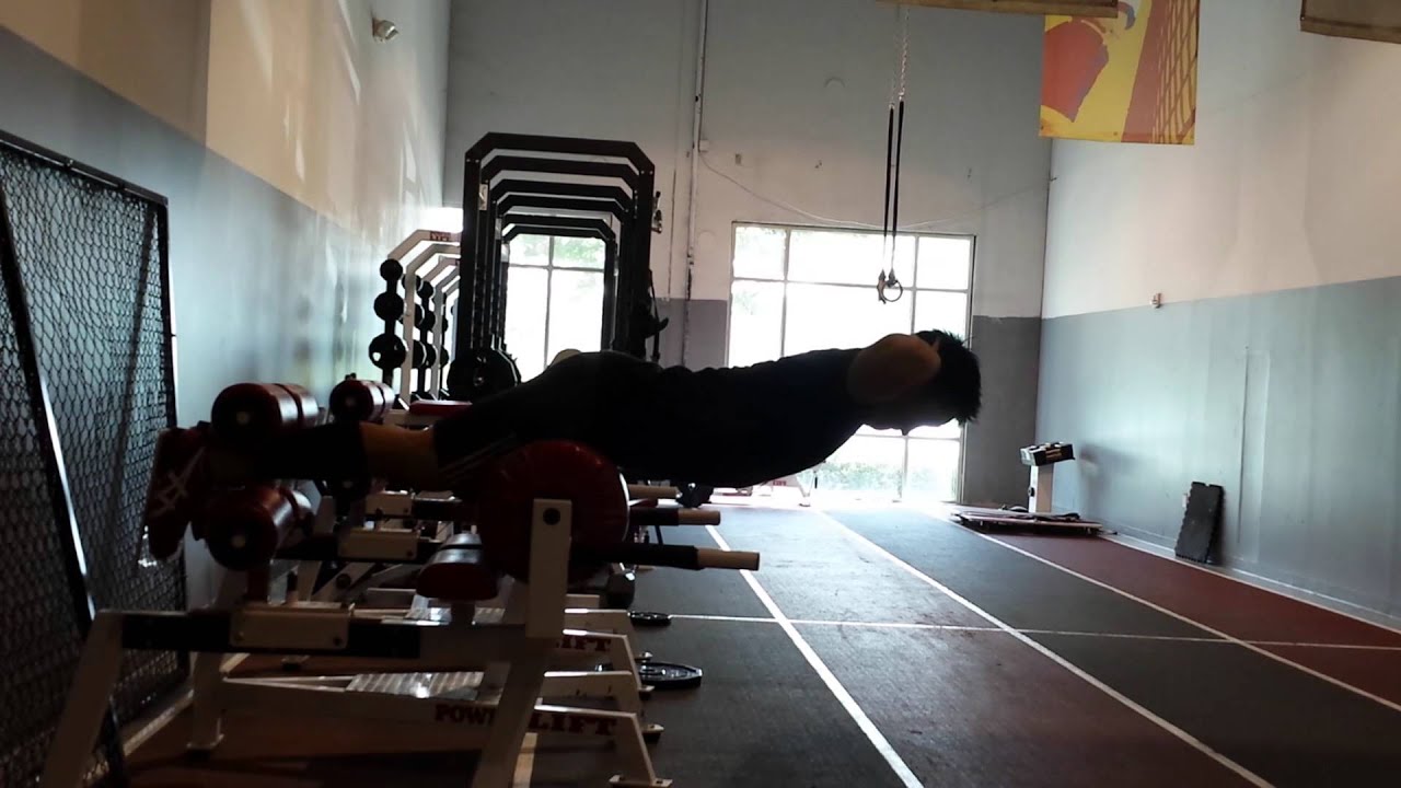 Isometric Back Extension - YouTube