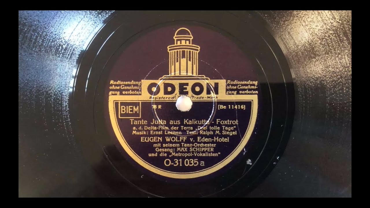 BERLIN DANCEBAND: Tante Jutta aus Kalkutta - EUGEN WOLFF - MAX SCHIPPER ...