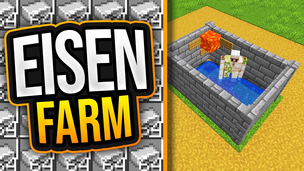 1.21 EISENFARM IN MINECRAFT (TUTORIAL) ErikOnHisPeriod - YouTube