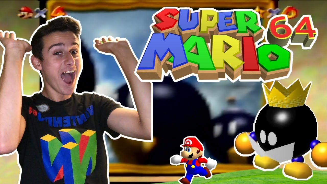 Bob-omb Battlefield in Super Mario 64 (N64, Nintendo Switch) | FULLY ...