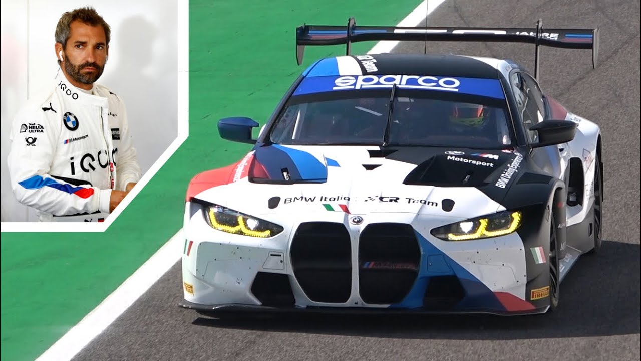 Timo Glock drives a BMW M4 GT3 at Monza Circuit | Twin Turbo P58 Engine ...