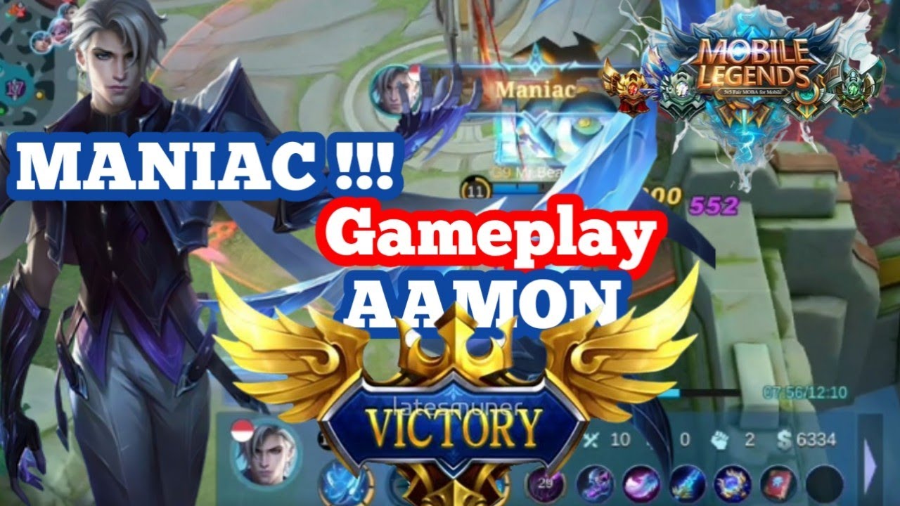 MANIAC !!! 1X Combo Meninggoi | Gameplay Aamon | G9 - YouTube