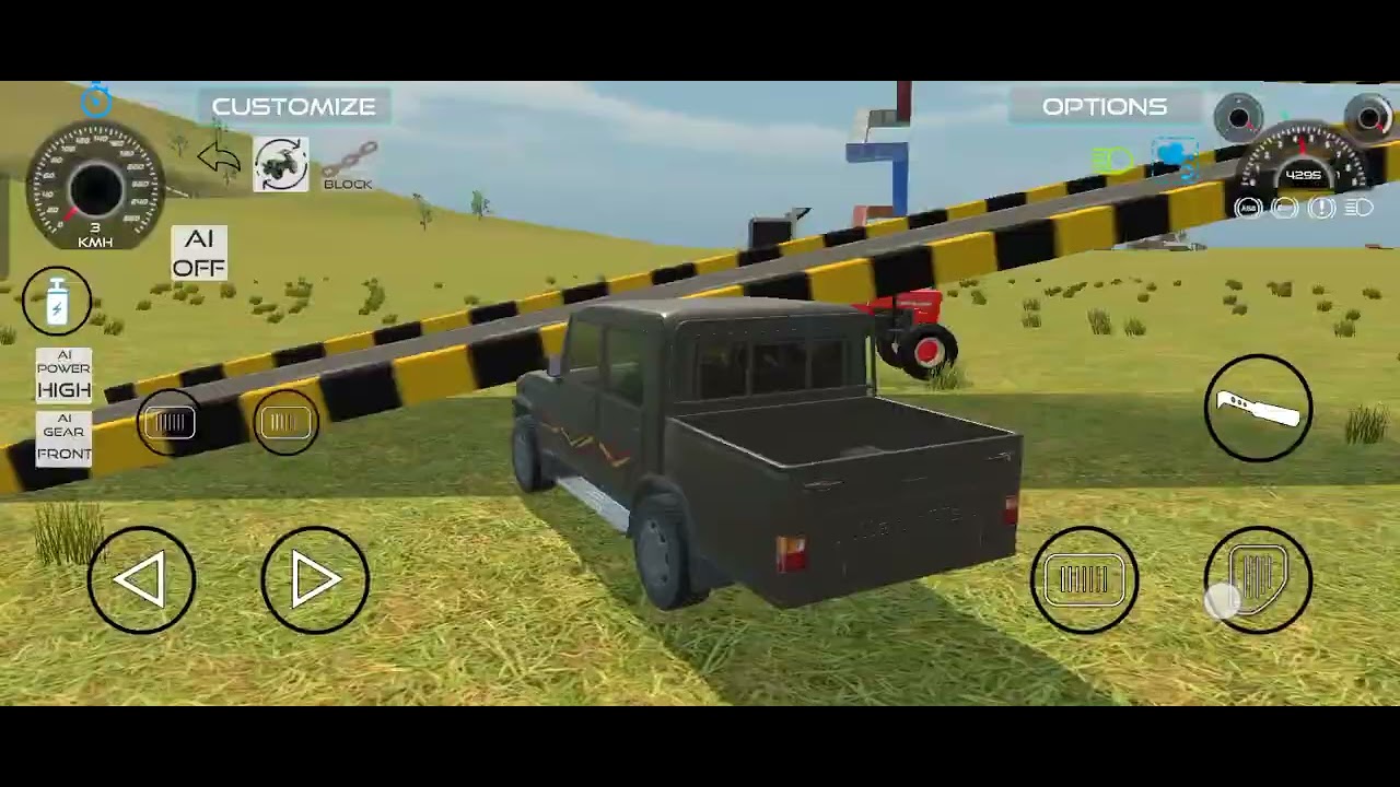 Swaraj tractor kar driving simulator India tractor driving Android ...