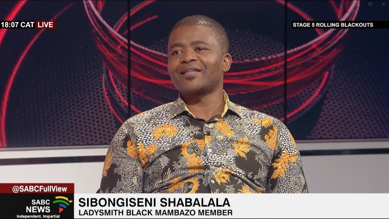 Ladysmith Black Mambazo's national tour: Sibongiseni Shabalala - YouTube