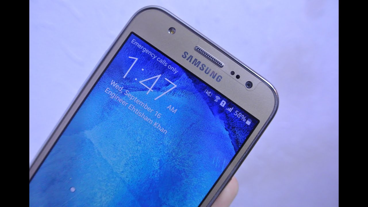 Samsung Galaxy J7 - Front Camera Test - 1080p HD - YouTube