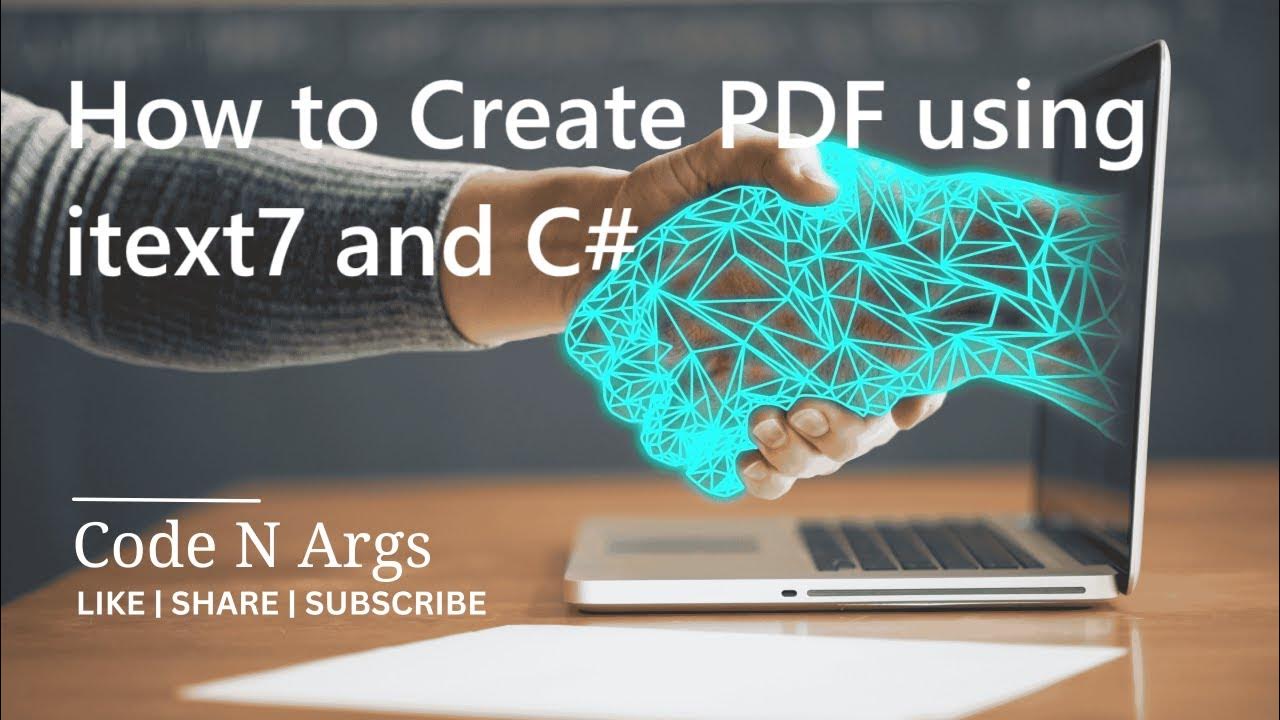 Create PDF(Table, Image) using itext7 and c# for both web(asp.net core ...