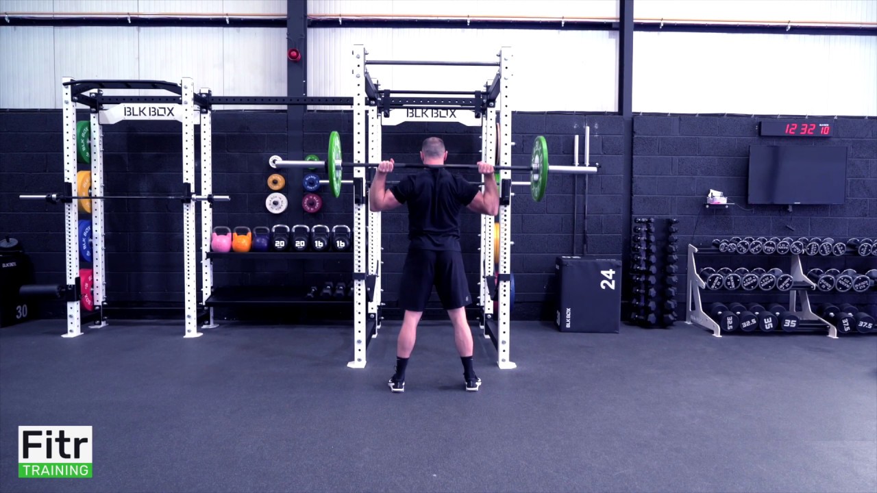 Behind the neck split press - YouTube