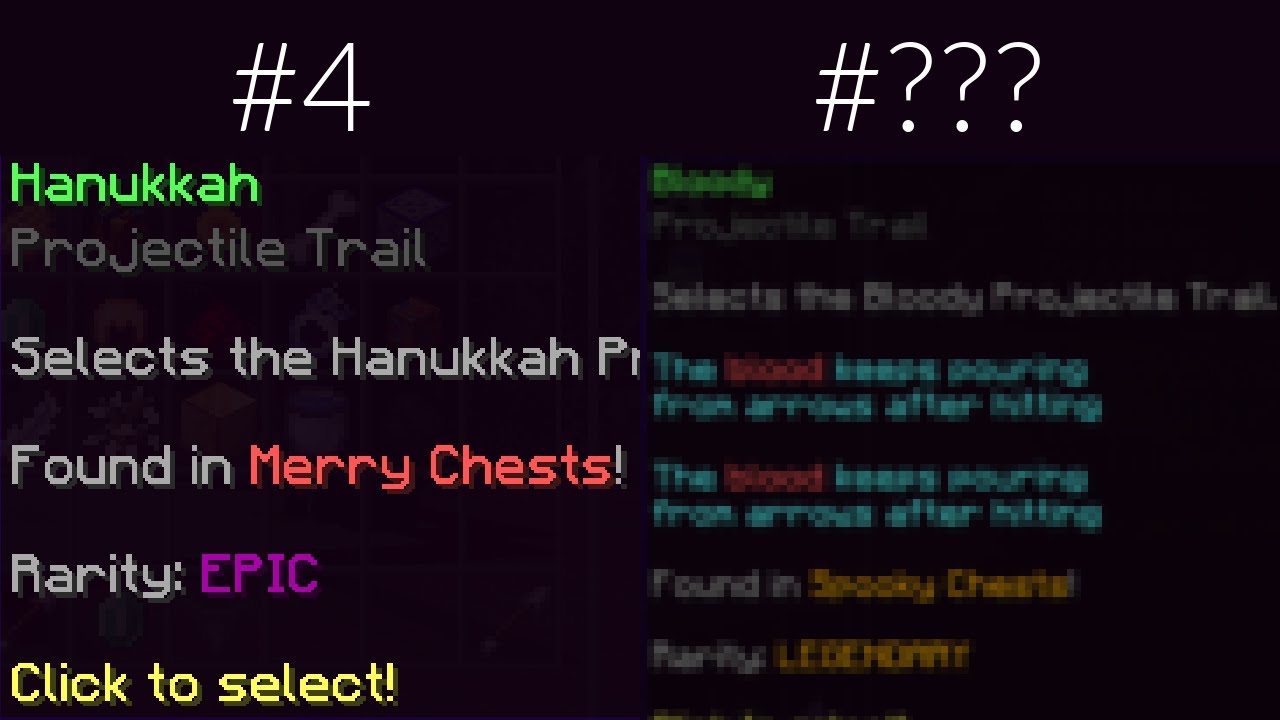 5 BEST Skywars Projectile Trails - YouTube