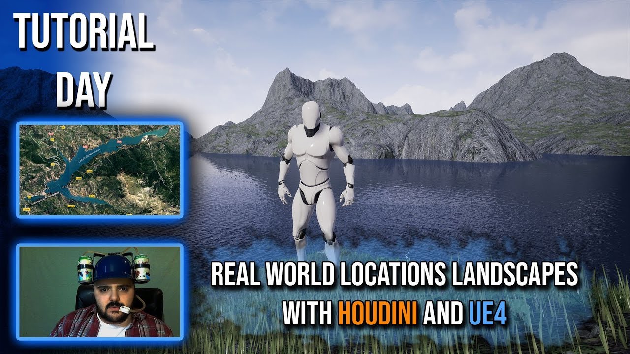 Tutorial Day: Real World Locations Landscapes with Houdini and UE4 ...
