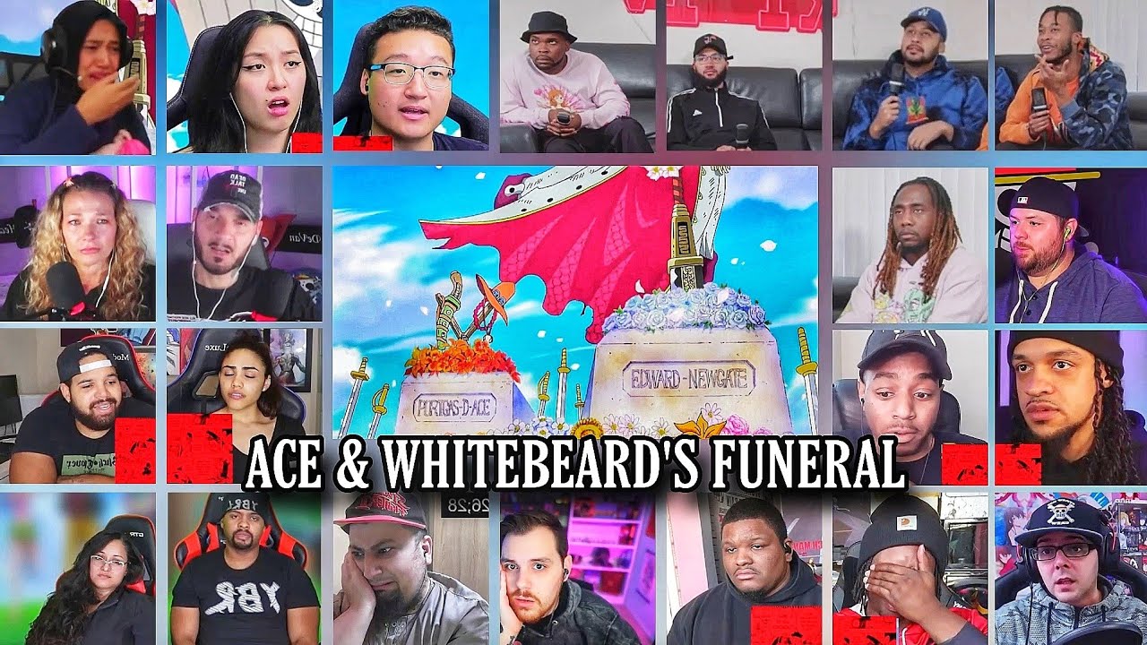 Ace and Whitebeard Funeral Reaction Mashup | One Piece Episode 505 ...