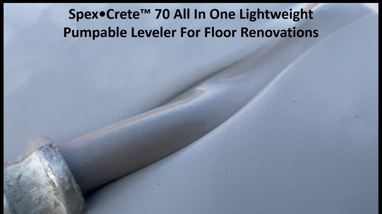 The Secret to Easy Lightweight Floor Renovations is SpexCrete 70 All In ...