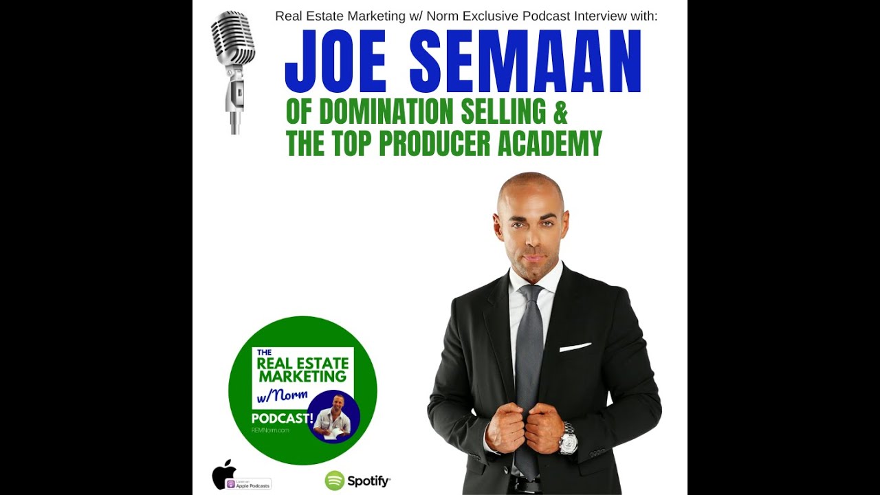 Joe Semaan of Domination Selling & Top Producer Academy - YouTube