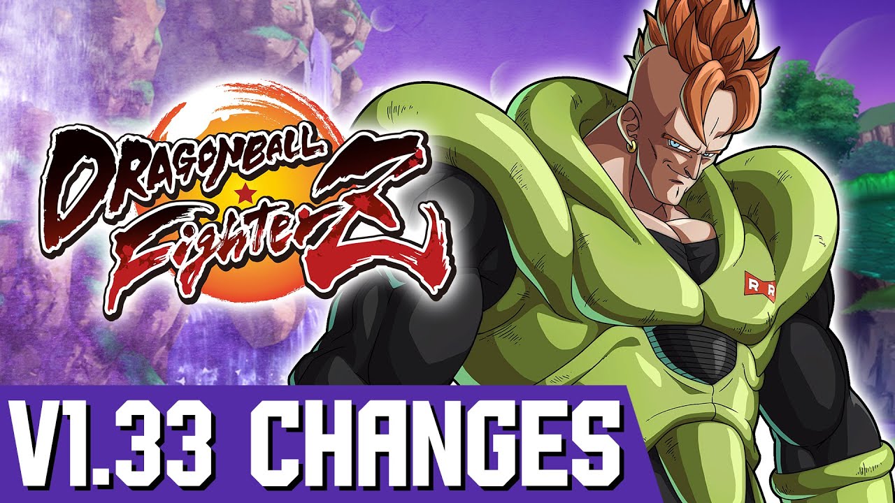 [DBFZ] Android 16 ALL v1.33 patch changes - YouTube