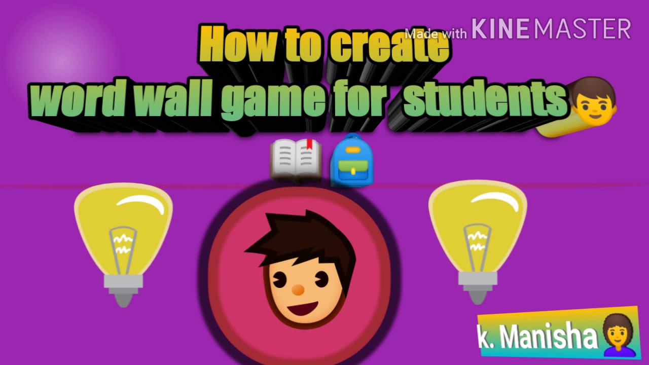 How to create word wall game for students... Learn with 😋by manisha ...