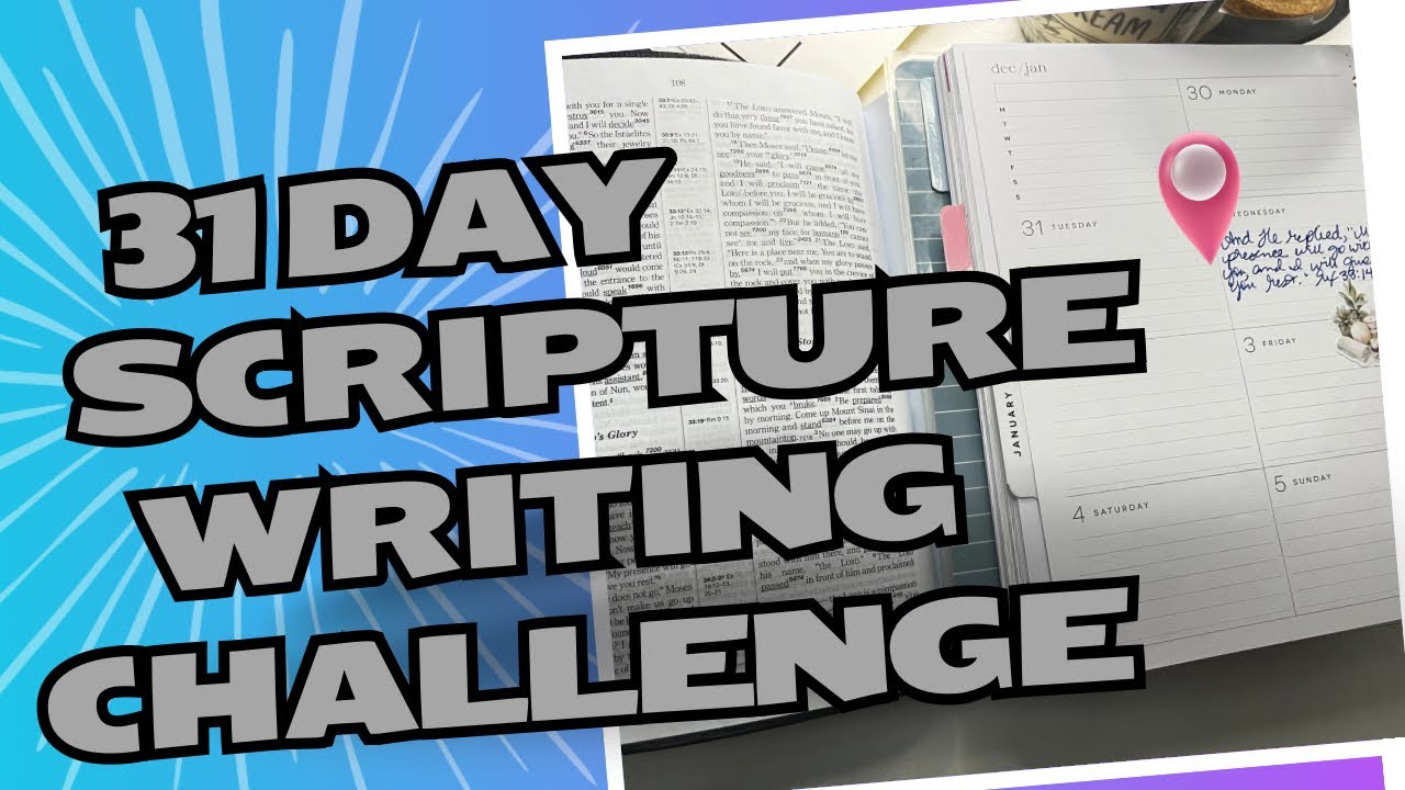 31 Day Scripture Writing Challenge - YouTube