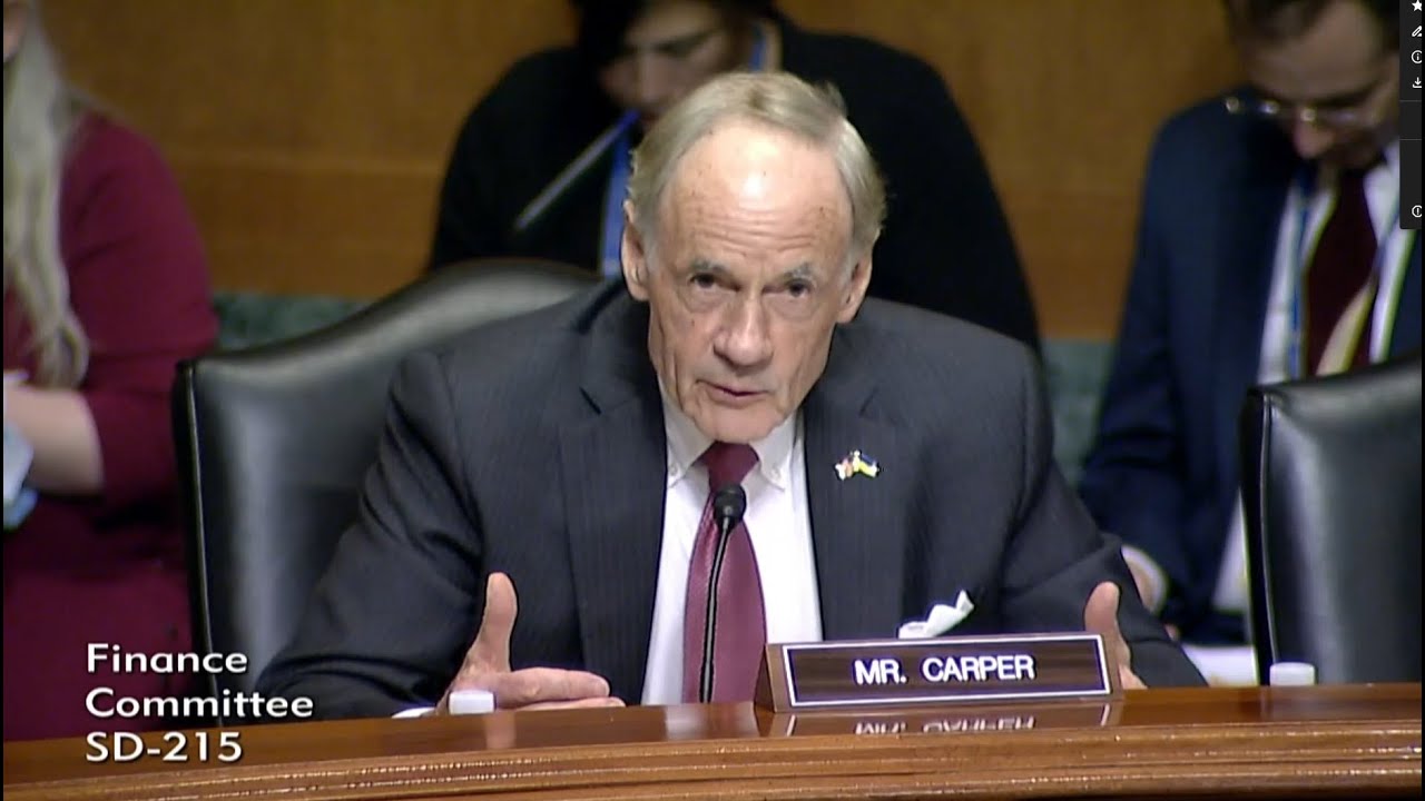 Senator Carper Highlights Support for IRS Chief Counsel Nominee - YouTube
