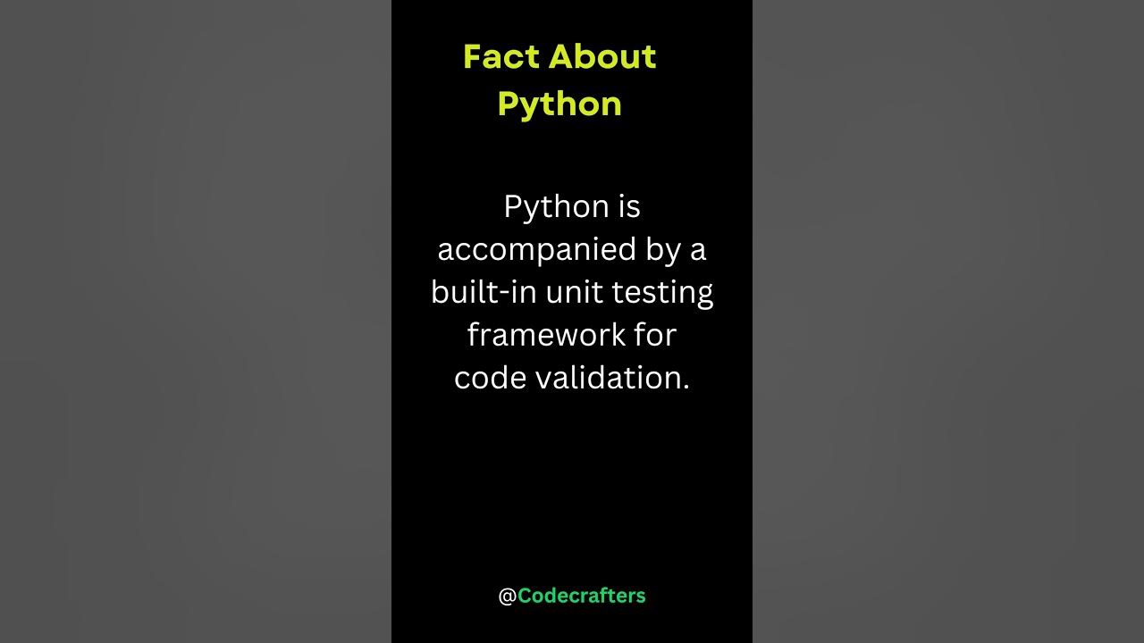 Fascinating Facts About Python No 18 #python, #programming, #coding, #shorts, #trending - YouTube
