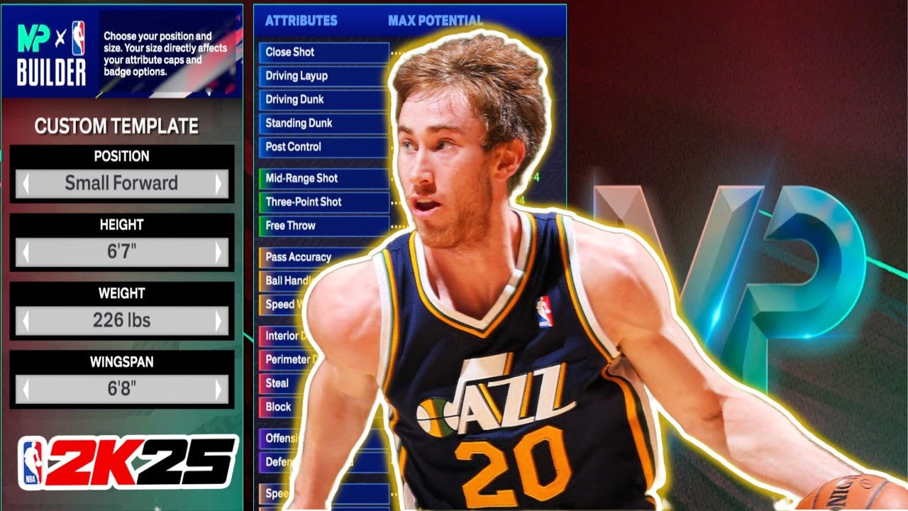 Best *PRIME* GORDON HAYWARD Build in NBA 2K25 - YouTube
