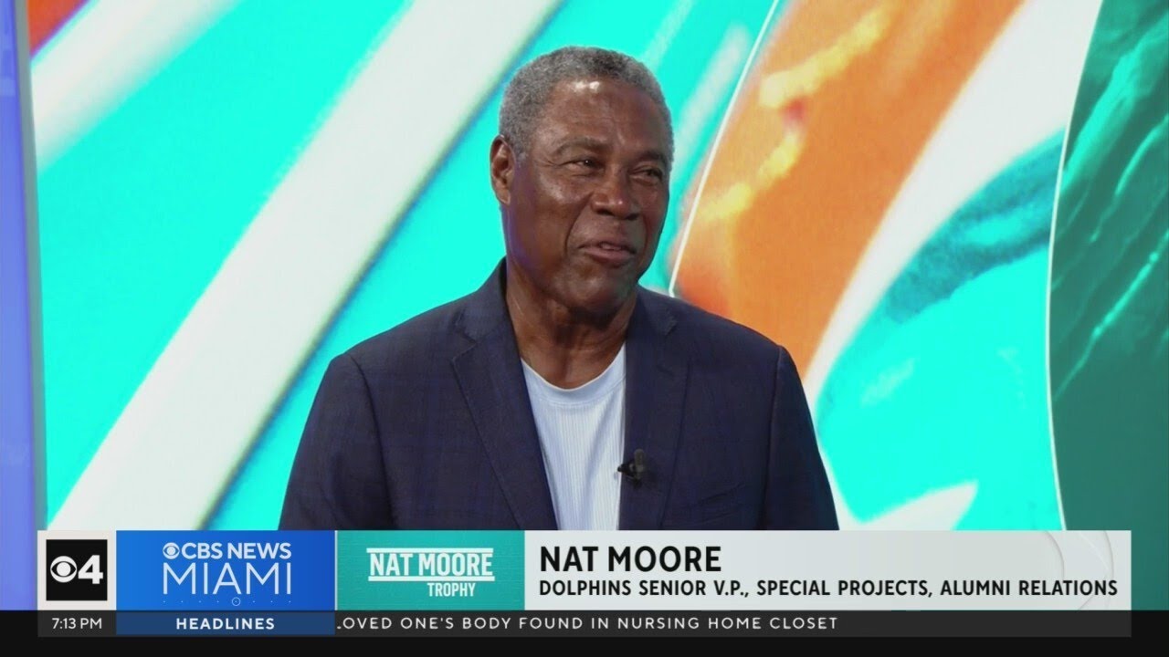 CBS Miami Nat Moore Trophy: Catching up with the one and only, Nat Moore - YouTube