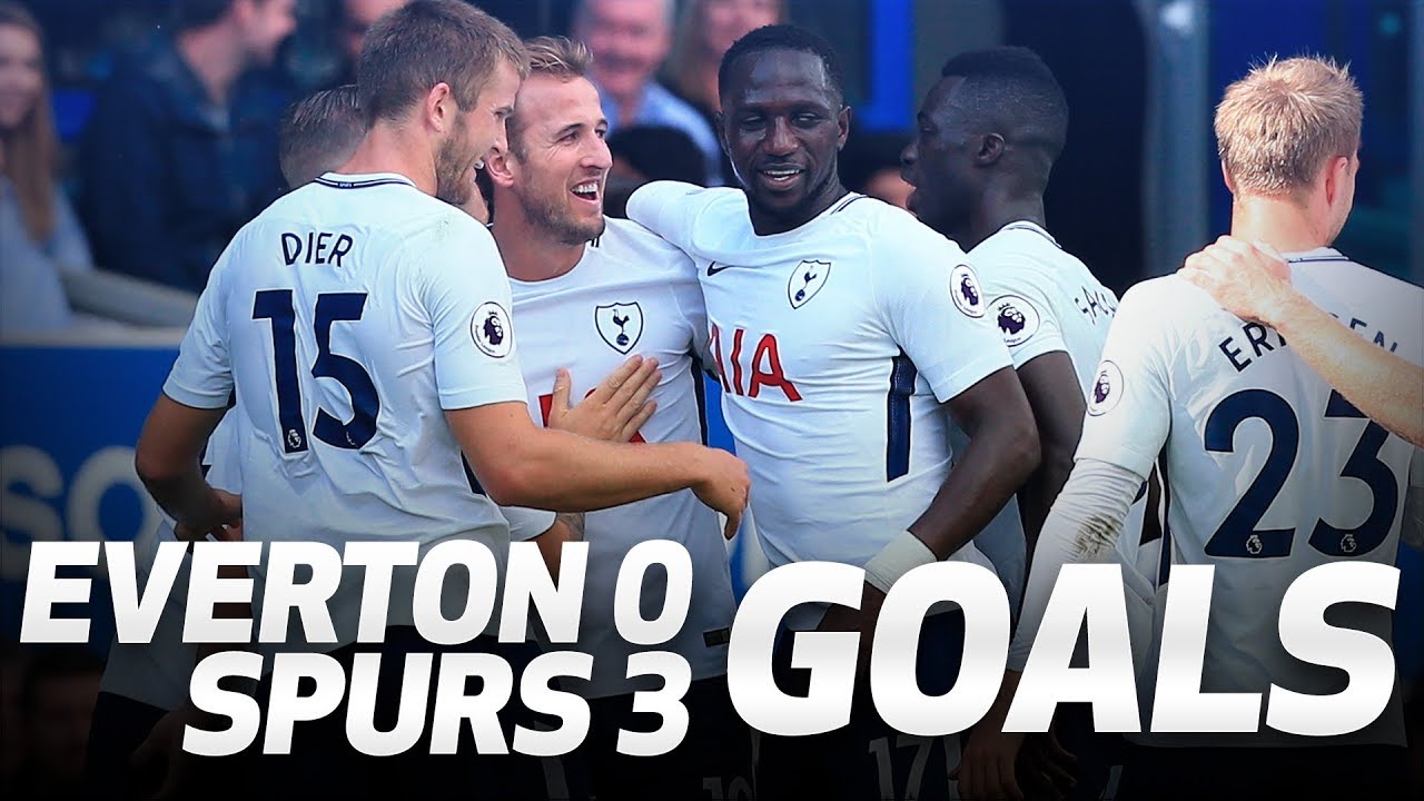 GOALS: Everton 0-3 Spurs - YouTube