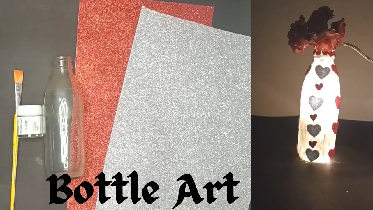 Beautiful Bottle Art/Simple And Easy Bottle Art/waste Bottle Decoration ...