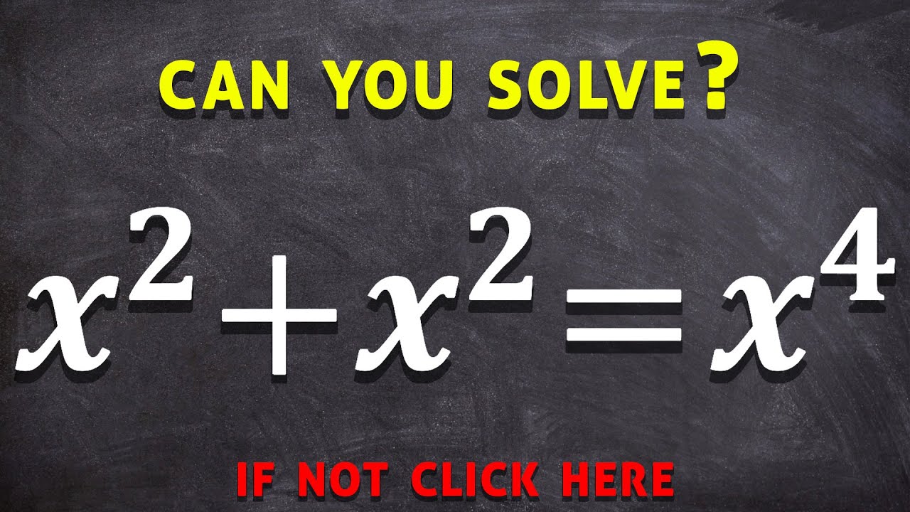 You should know this easy solution trick! | Math Olympiad Problem ...