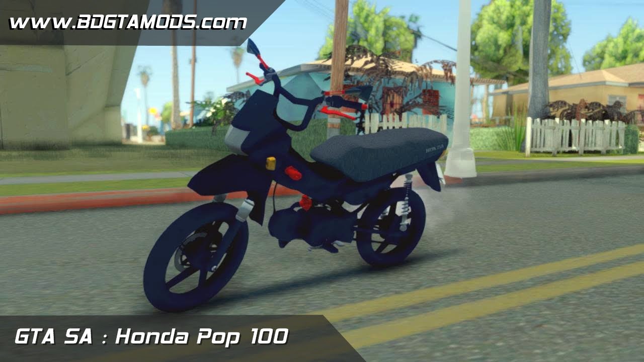 GTA SA - Honda Pop 100 [DOWNLOAD] - YouTube