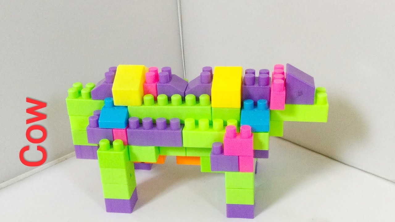 Cow/Blocks Building Cow/Building blocks for kids/Blocks/Lego/Building ...