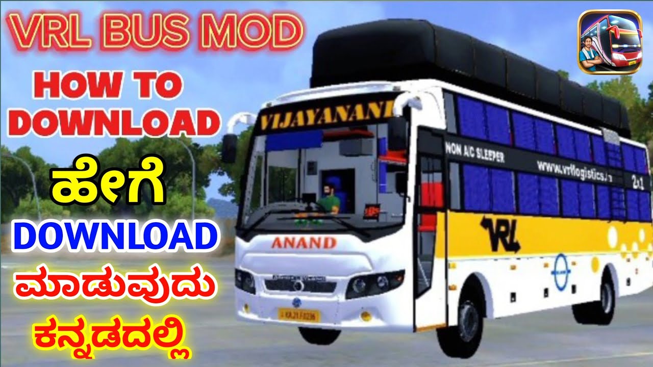 VRL BUS MOD:HOW TO DOWNLOAD VRL BUS MOD IN BUS SIMULATOR INDONESIA IN 🤩 ...