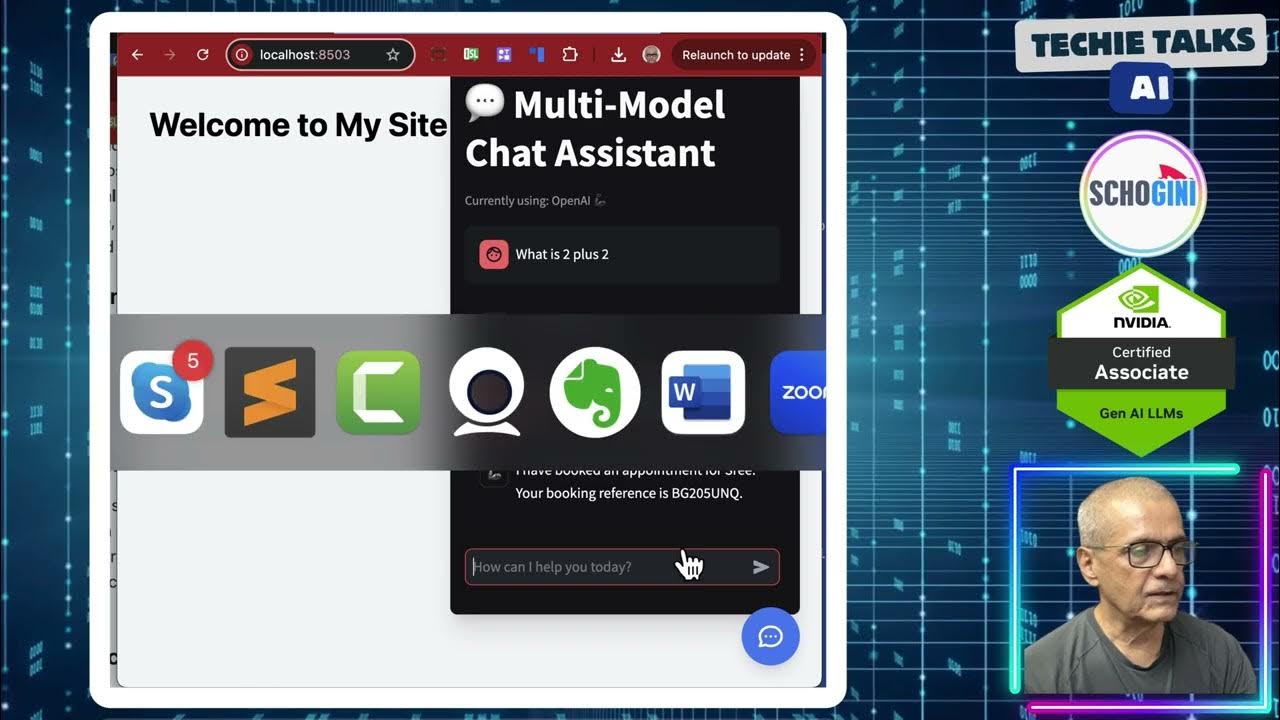 P10b Agentic Booking Tool + RAG + AI Chatbot Streamlit: DeepSeek and PydanticAI Tutorial 2025 ...