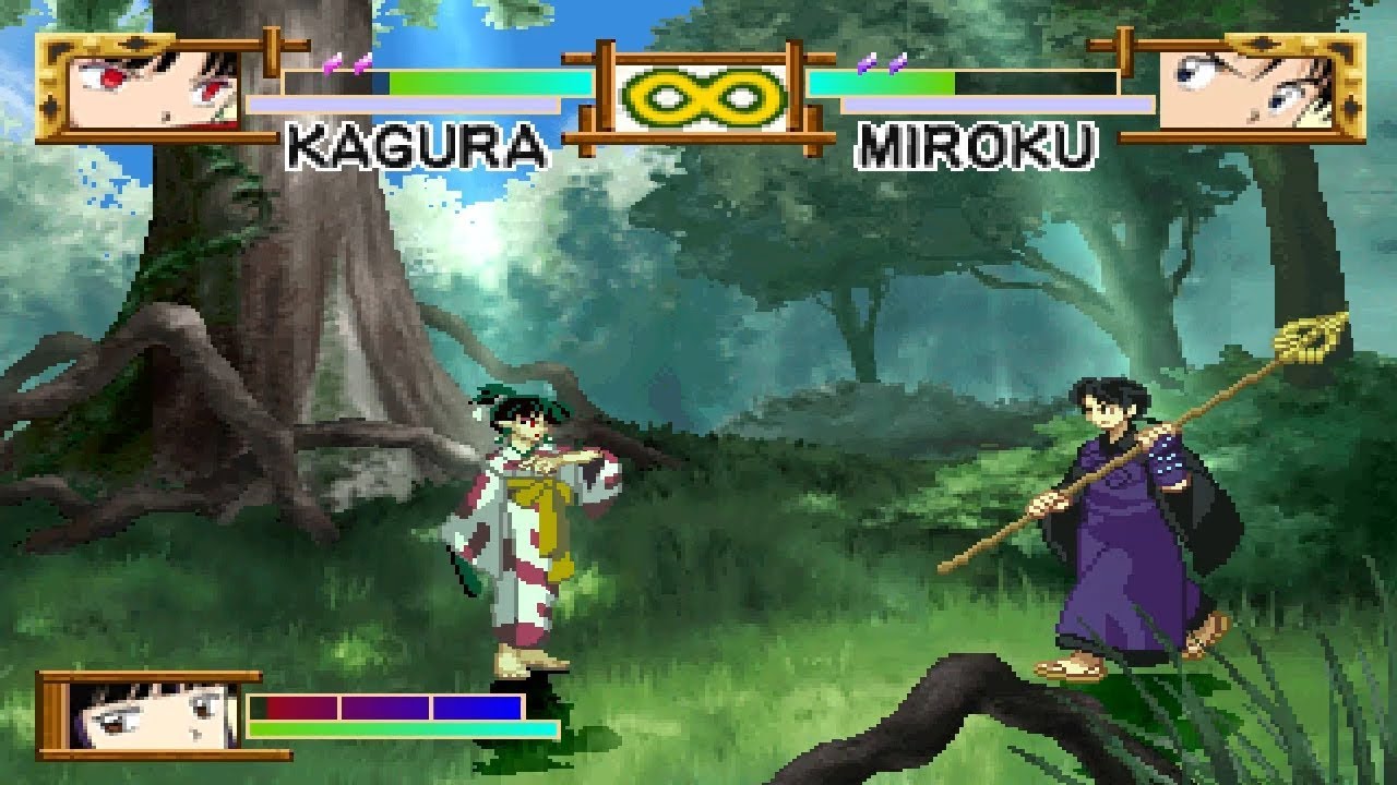 Inuyasha: A Feudal Fairy Tale [PS1] - play as Kagura - YouTube