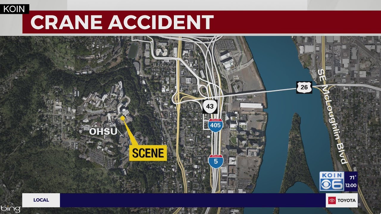 100K-pound construction crane topples, trapping operator in Portland ...