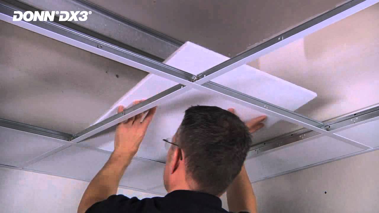 DONN DX - Insert Ceiling Board - YouTube