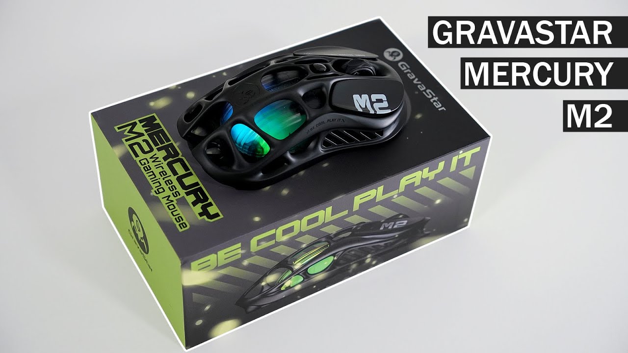 Futuristic Gaming Mouse - Unboxing GravaStar Mercury M2 in Stealth ...