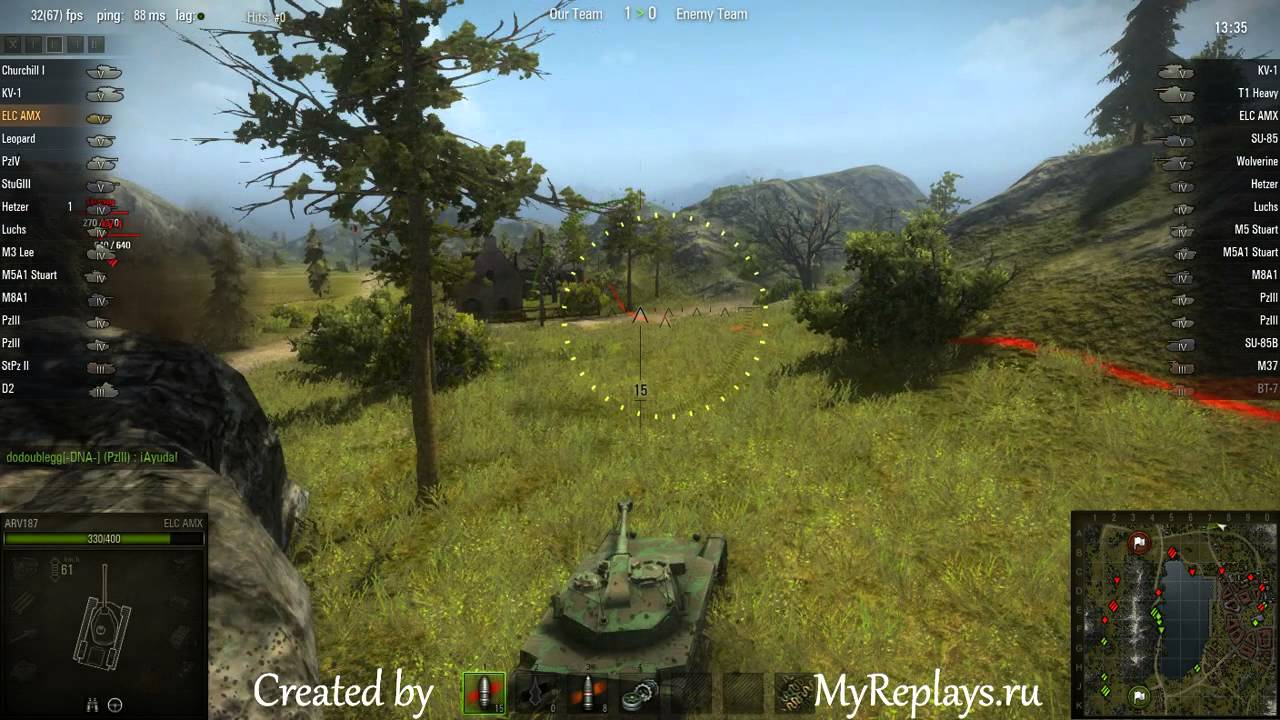 WOT: Lakeville - ELC AMX - 1 frag - YouTube