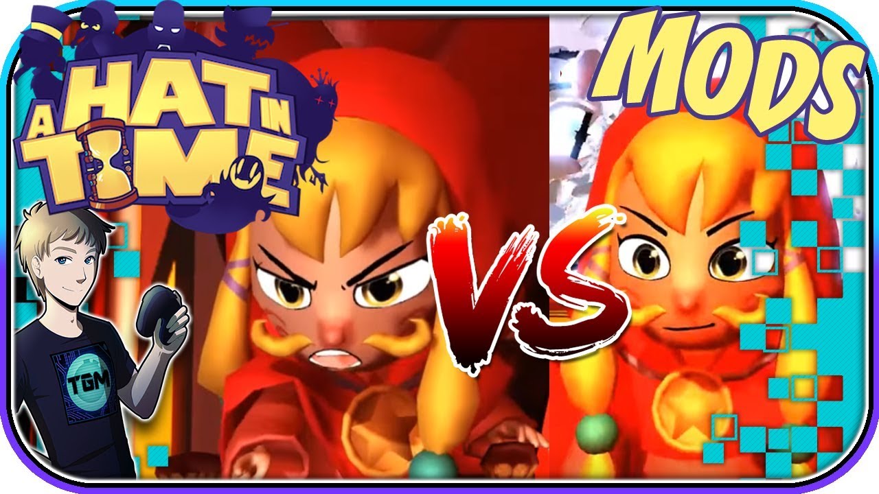 A Hat in Time Mods - Part 4: MUSTACHE GIRL VS MUSTACHE GIRL! - YouTube
