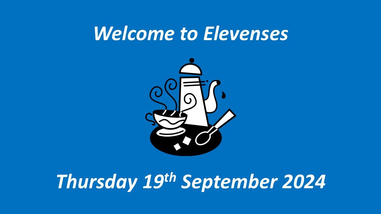 Forfar All Souls @ Lowson - Elevenses Thursday 19th September 2024 ...