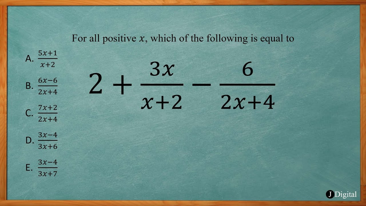 Math concepts for ACT® test | Simplifying Rational Expressions - YouTube
