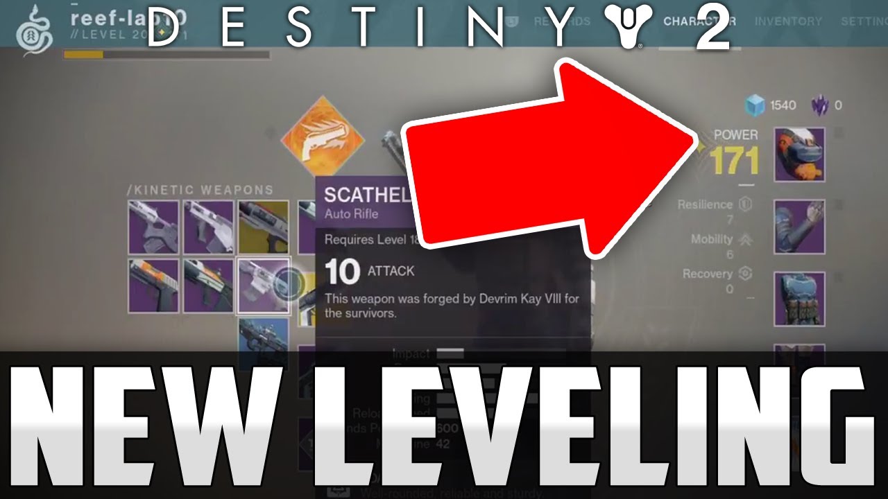 Destiny 2: What Is COMBATANT POWER? New Leveling System! Locked ...