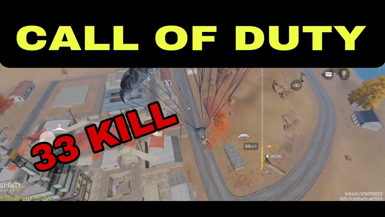 SOLO VS SQUAD 33 KILL | CALL OF DUTY MOBILE GAMEPLAY | CALL OF DUTY ...