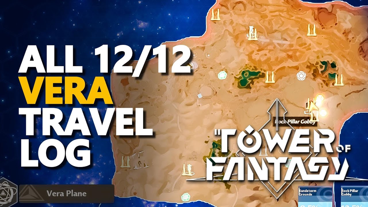 All Vera Travel Log Tower of Fantasy - YouTube