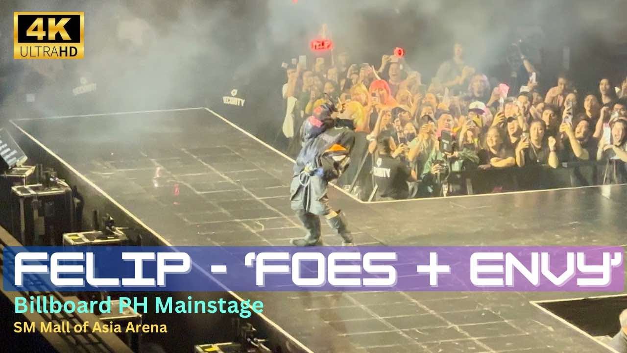 [FANCAM] FELIP - 'Foes + Envy' Performance at Billboard PH Mainstage SM ...