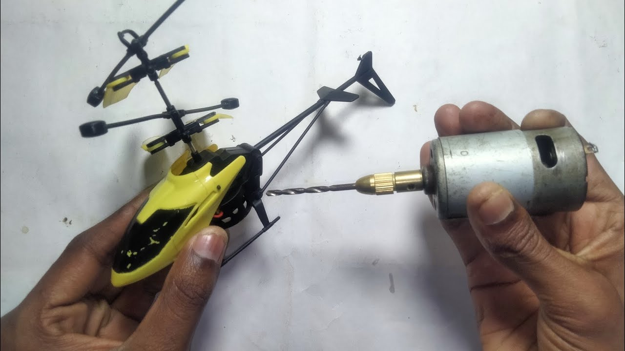 rc helicopter open in 555 motor - YouTube
