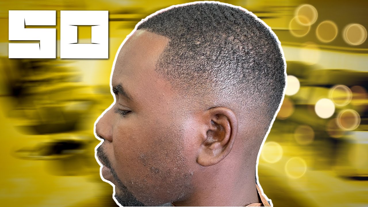 Skin Low Fade Without Making Guidelines - YouTube