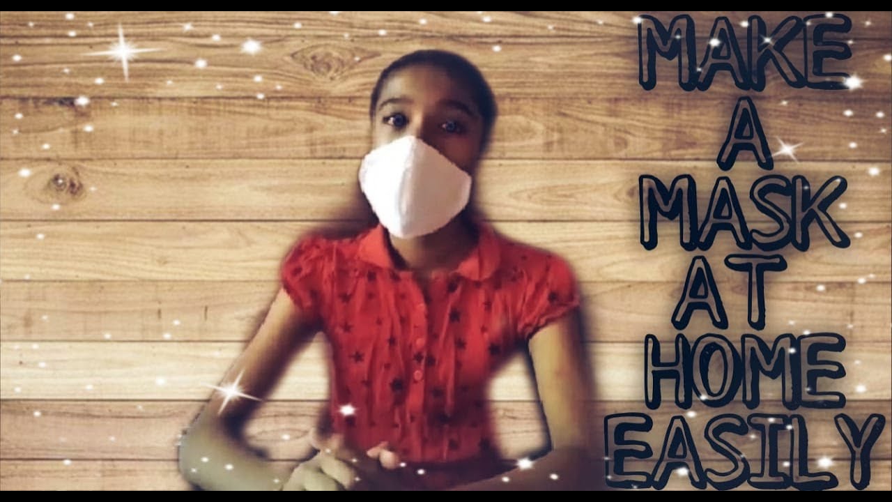 How to make face mask at home easily - YouTube
