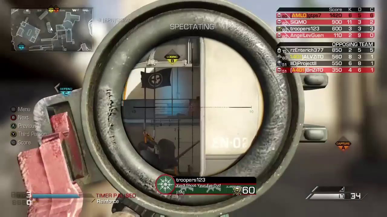 Rage Quit: ALVZiTO and BriZiTO [Call of Duty: Ghosts - Reinforce] - YouTube