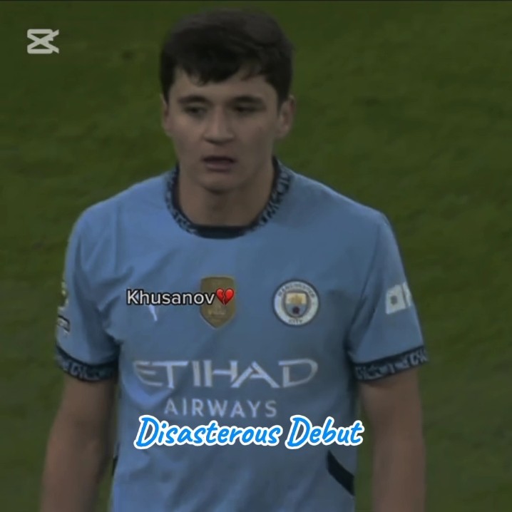 Kushanov Disasterous Debut for Manchester City💔🇺🇿 - YouTube